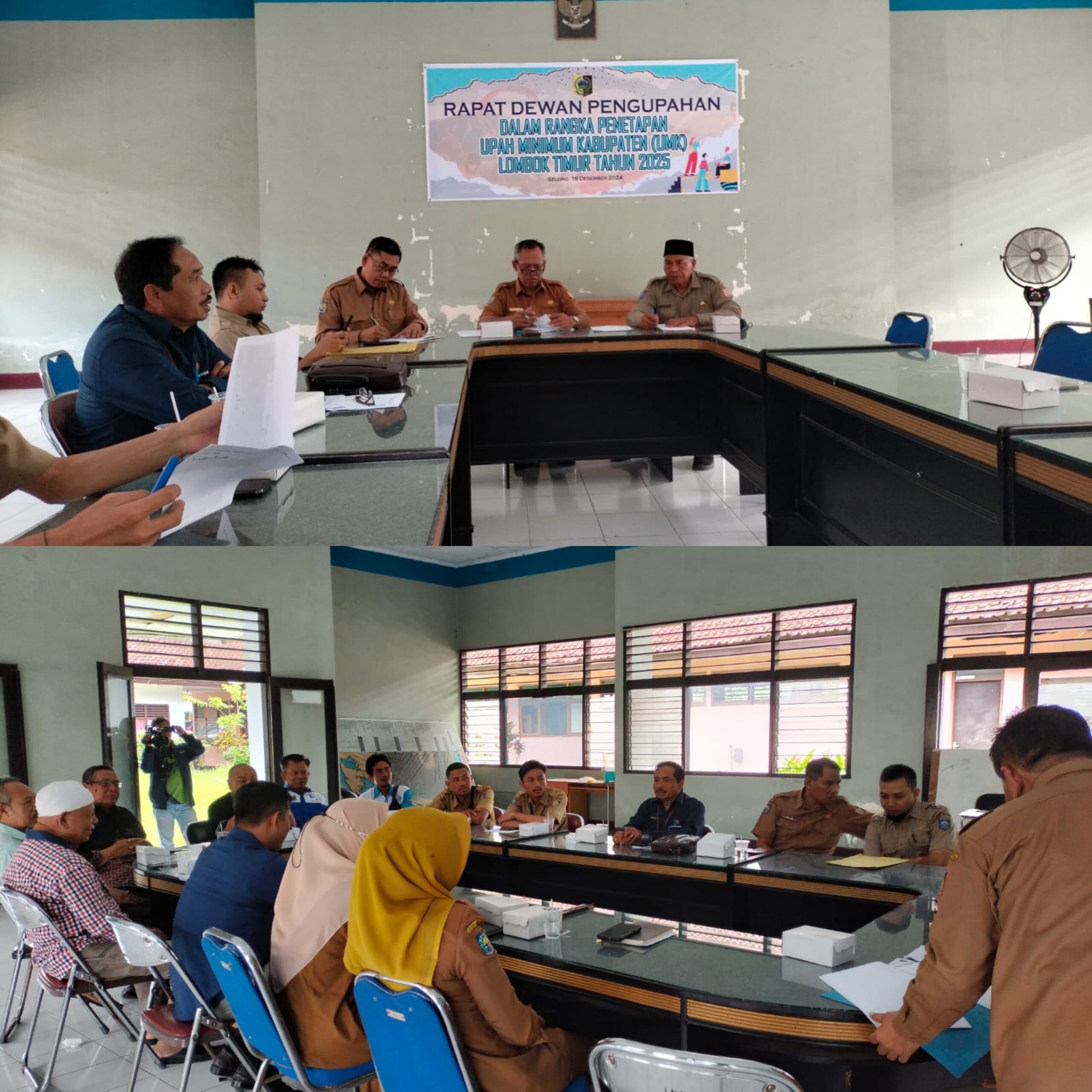 Tetapkan Upah Minimun (UMK) Untuk Tahun 2025 Rapat Digelar di Aula ...